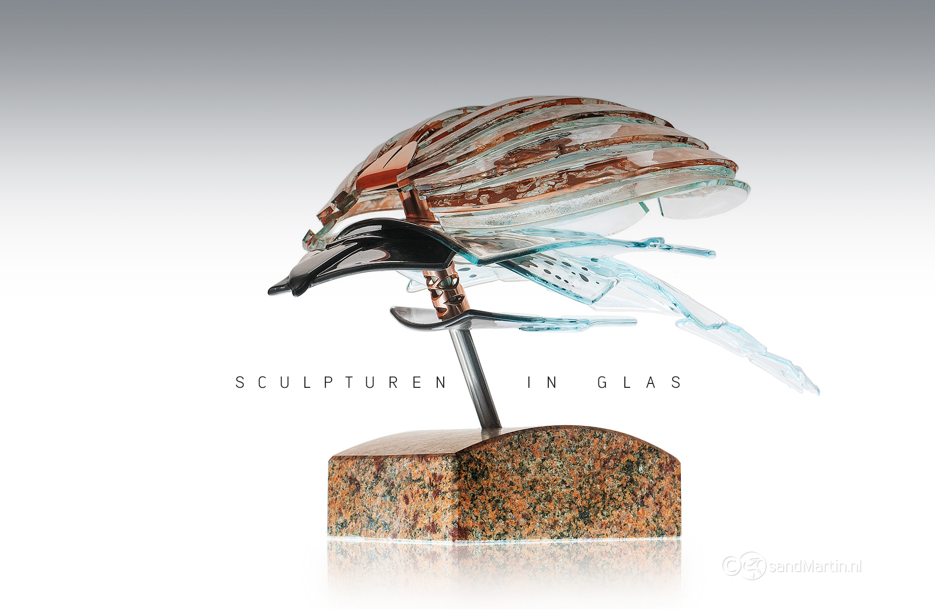 Glasobjecten Martin Scheepers